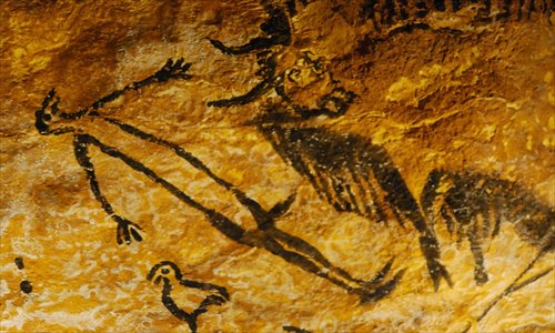 human figure in lascaux cave | Prehistoric, Lascaux cave, Sistine