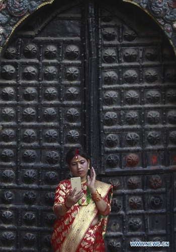 Teej Festival celebrated in Kathmandu, Nepal - Global Times