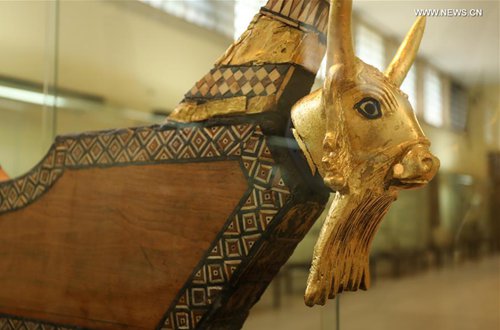 Ancient treasures displayed at Iraqi national museum in Baghdad ...