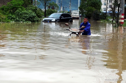 Typhoon Fitow brings torrential rainfalls to Zhejiang - Global Times
