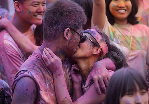 These colors do run: More than 20,000 attend Beijing Color Run - Global ...