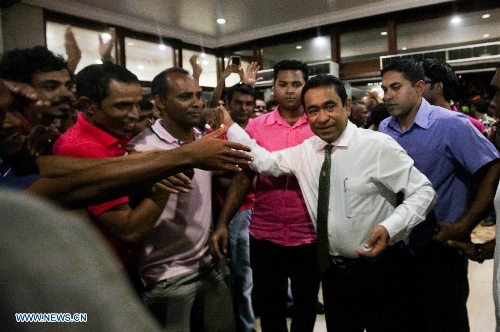 Abdulla Yameen elected as Maldives' next president - Global Times