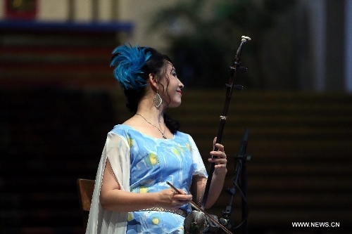 Chinese musician performs at concert in Germany - Global Times