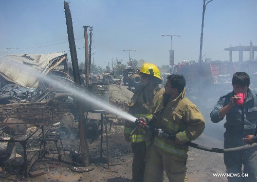 30 shops burnt, 3 injured in gas cylinder blast in Afghanistan - Global ...