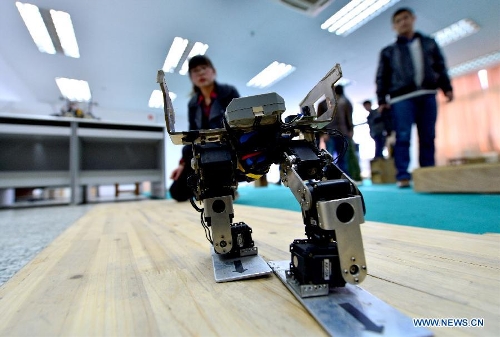Award-winning projects of China Robot Competition displayed - Global Times