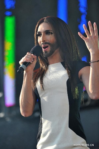 Bearded lady performs in Vienna - Global Times