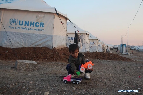 Daily life of Iraqi displaced children - Global Times