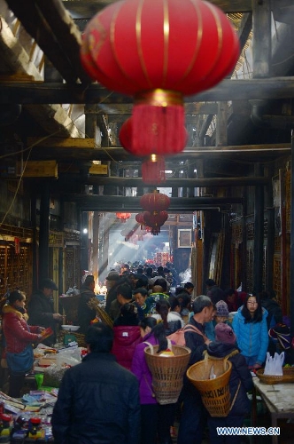 Hot red Spring Festival arrives in Xuan'en - Global Times