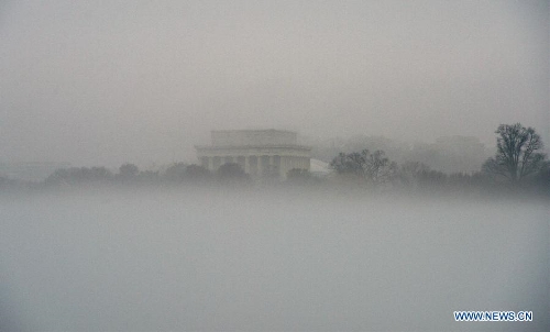 Heavy fog hits Washington D.C. on Christmas Eve - Global Times