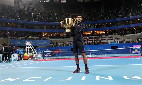 Djokovic claims his fifth China Open title - Global Times