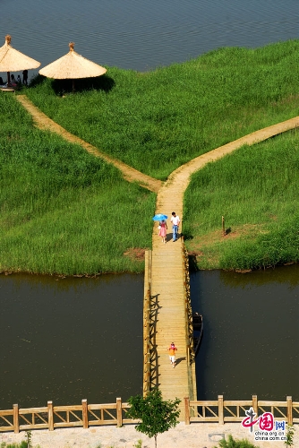 Amazing Mingcui Lake in China's Yinchuan - Global Times