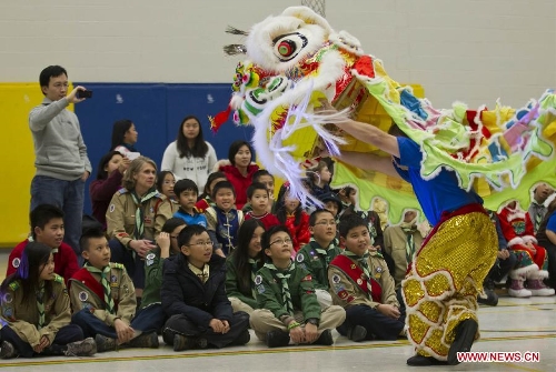 Scout Groups Chinese New Year Celebration observed in Canada - Global Times