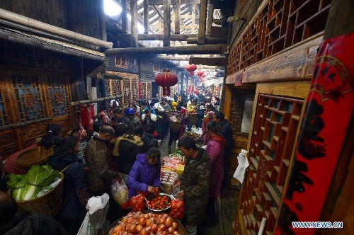 Hot red Spring Festival arrives in Xuan'en - Global Times