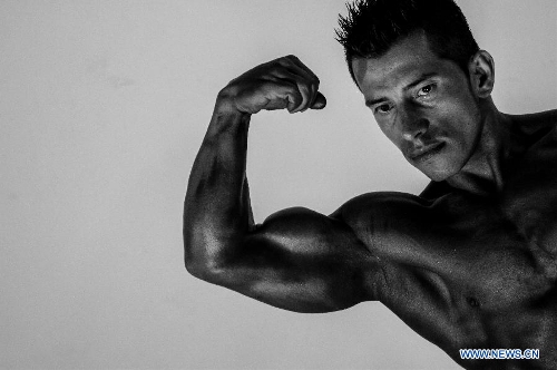 Bodybuilding competition 'Mr. Colombia' held in Bogota - Global Times