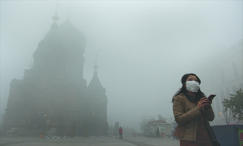 Harbin smog shuts down schools - Global Times