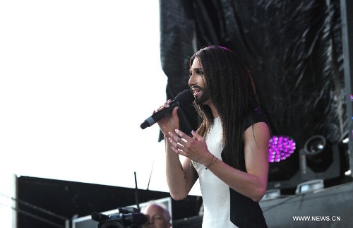 Bearded lady performs in Vienna - Global Times