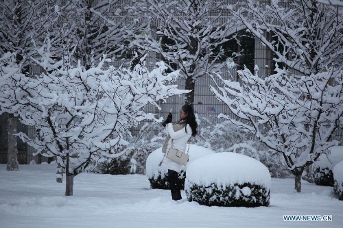 China's Weihai City witnesses heavy snowfall - Global Times