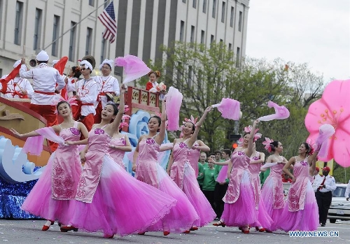 National Cherry Blossom Festival Parade held in Washington D.C ...