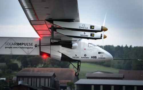 Solar plane Impulse 2 takes maiden flight - Global Times