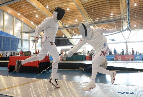 Highlights of 2015 World Cup Men's Epee Fencing Championship - Global Times