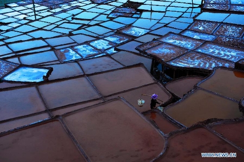 Oldest method of salt production seen in Tibet - Global Times