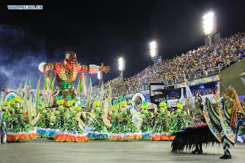 Splendid samba parade in Brazil - Global Times