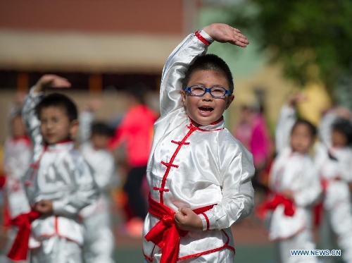 Chinese kids all warmed up! - Global Times