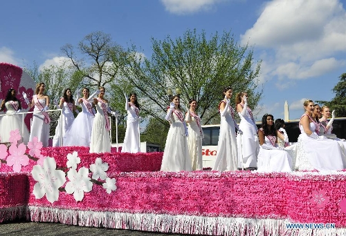 National Cherry Blossom Festival Parade held in Washington D.C ...