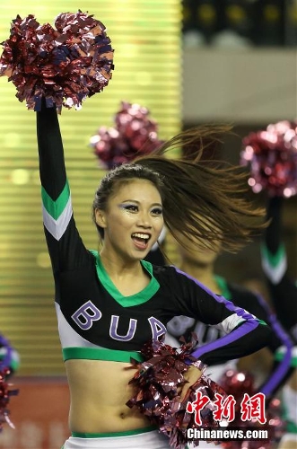 Cheer leading competition held in E China's Nanjing - Global Times