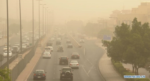 Sandstorm sweeps over Kuwait - Global Times
