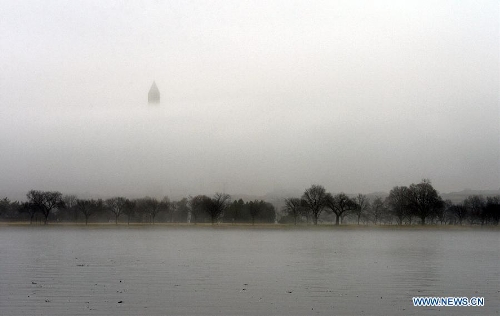 Heavy fog hits Washington D.C. on Christmas Eve - Global Times