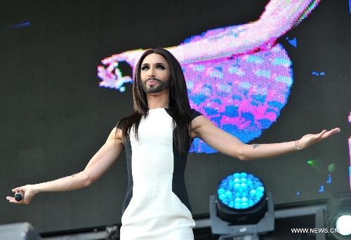 Bearded lady performs in Vienna - Global Times