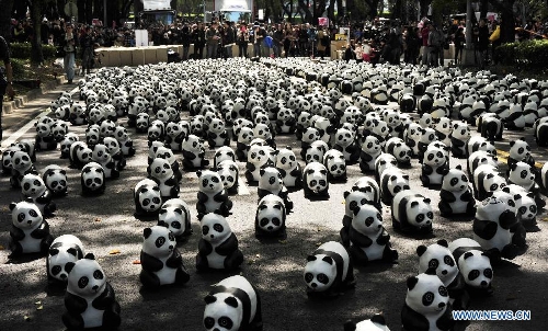 1600 paper-made pandas displayed in Taipei - Global Times