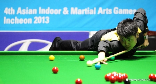 Team China wins snooker final at Asian Indoor&Martial Arts Games ...