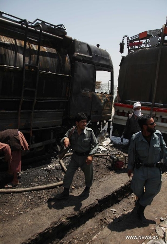 At least 2 injured as oil truck catches fire in Afghanistan - Global Times