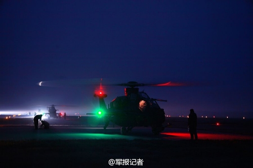 PLA stages night flight drill - Global Times