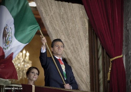 Mexican president attends commemoration ceremony for Independence Day ...