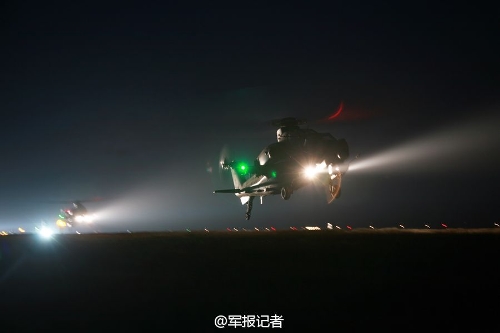 PLA stages night flight drill - Global Times