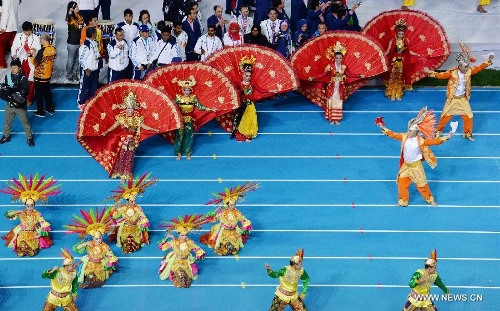 In pics: closing ceremony of 17th Asian Games - Global Times