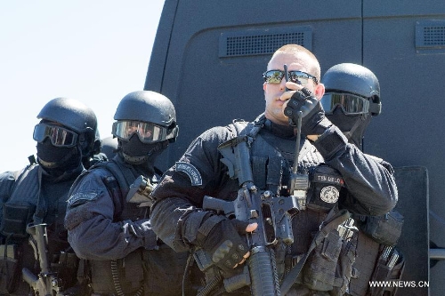 Anti-terrorism rehearsal held in Rio - Global Times