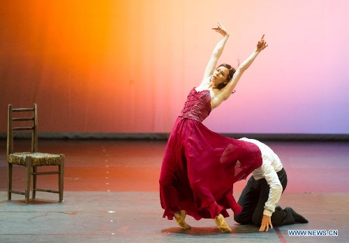 Germany's Berlin State Ballet rehearse for debut show in Beijing ...