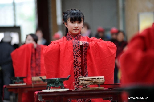 Female adult ceremony held in NW China - Global Times