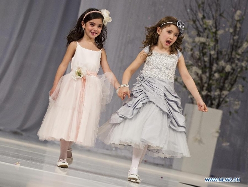 Wedding dresses presented at 2013 Toronto's Bridal Show - Global Times