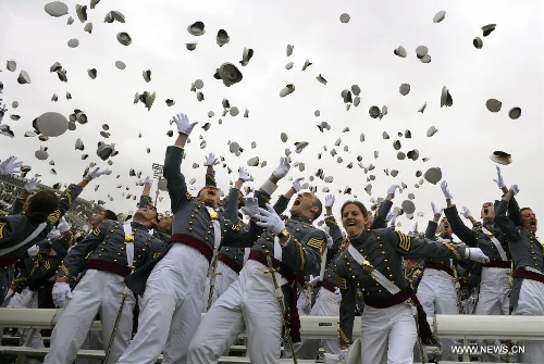 Cadets celebrate graduation at West Point - Global Times