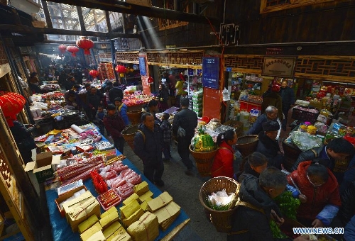 Hot red Spring Festival arrives in Xuan'en - Global Times