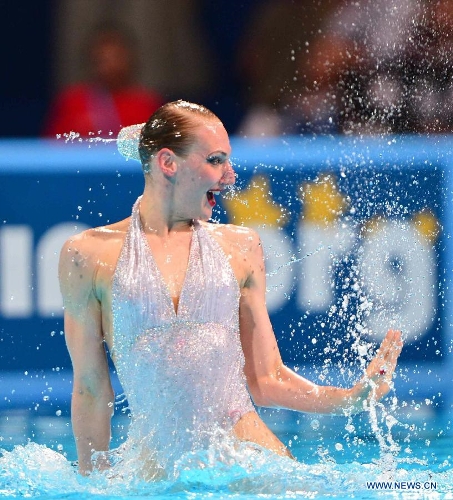 Russia wins gold medal in solo free routine of synchronized swimming ...