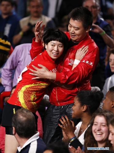 Li Xiaoxia wins women's singles champion at table tennis worlds ...