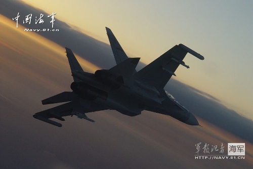 Training photo of China's fighters - Global Times