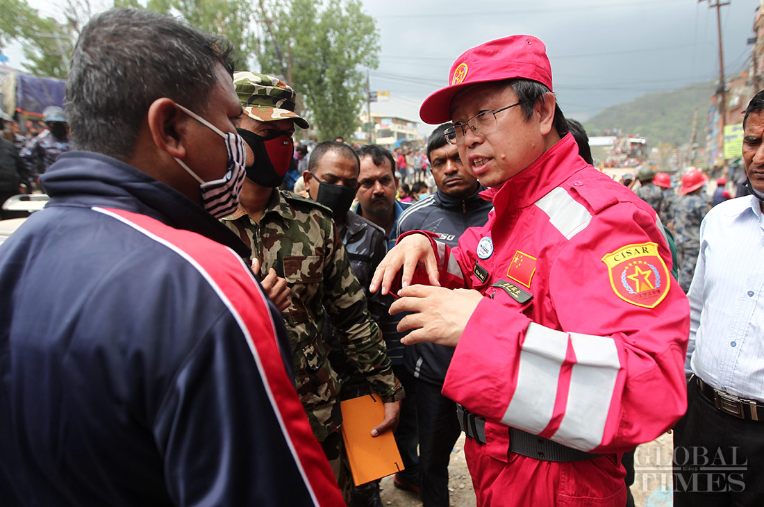 Chinese rescue teams search for Nepal survivors - Global Times
