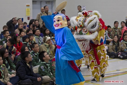 Scout Groups Chinese New Year Celebration observed in Canada - Global Times